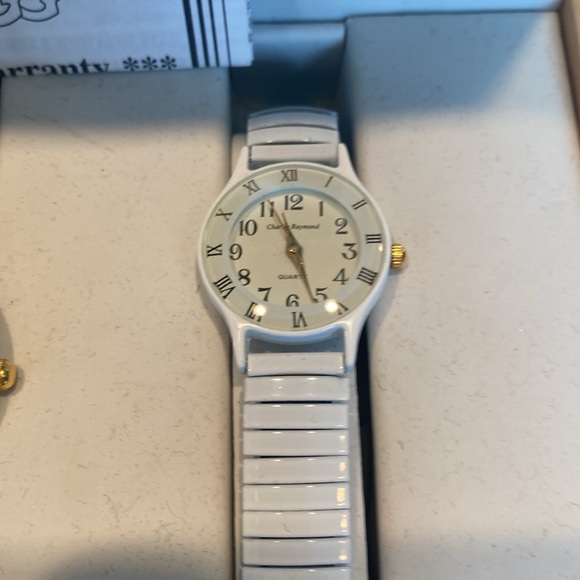 Charles Raymond | Accessories | Nib Charles Raymond White Mens And ...